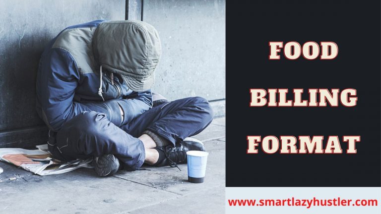 Food Billing Format - Copy and Download [Works 100%]